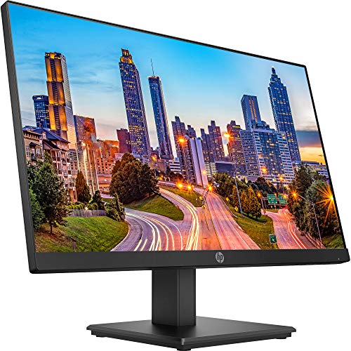 HP P224 21.5 Inch Monitor 2-Pack, FHD 1920 x 1080, LED Backlit, IPS, Vesa Compatible, Anti-Glare, Tilt (HDMI, VGA and DisplayPort) for Home and Office