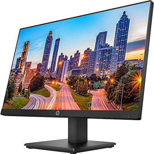 HP P224 21.5 Inch Monitor 2-Pack, FHD 1920 x 1080, LED Backlit, IPS, Vesa Compatible, Anti-Glare, Tilt (HDMI, VGA and DisplayPort) for Home and Office