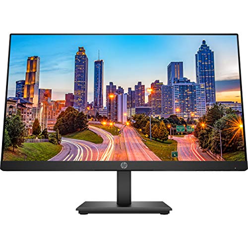 HP P224 21.5 Inch Monitor 2-Pack, FHD 1920 x 1080, LED Backlit, IPS, Vesa Compatible, Anti-Glare, Tilt (HDMI, VGA and DisplayPort) for Home and Office