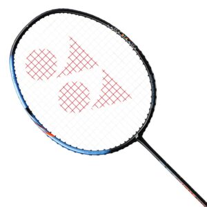 yonex astrox smash badminton pre-strung racket (bk/ice blue)(fg5)