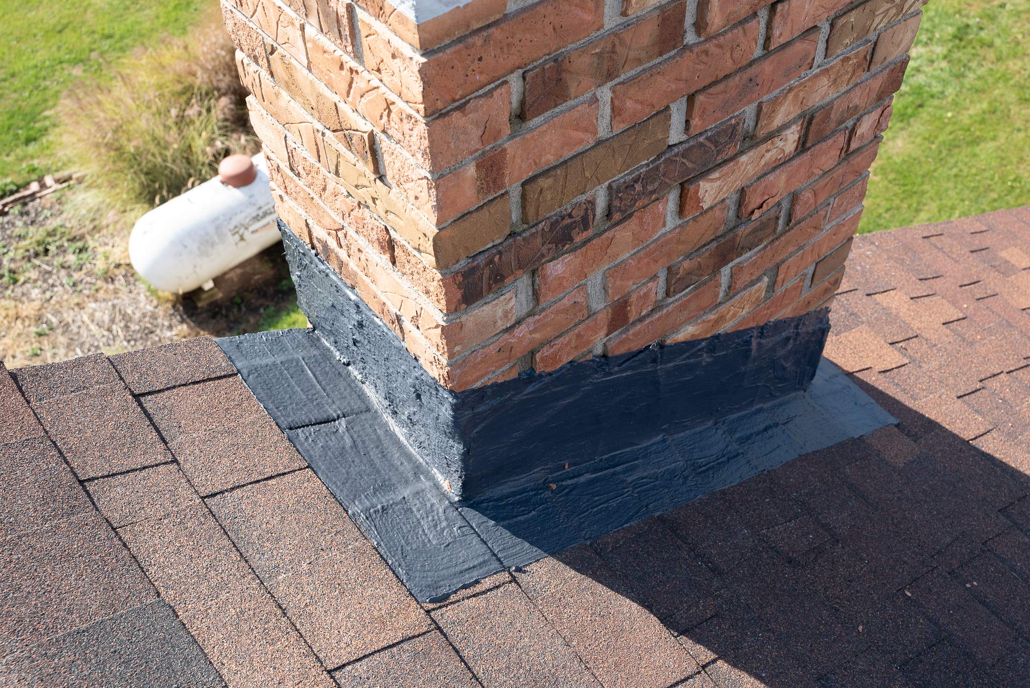 MasonryDefender Chimney Flashing Sealer - Flexible Coating That Protects Chimney Flashings from Water Leaks