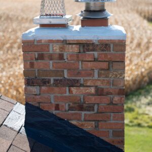 MasonryDefender Chimney Flashing Sealer - Flexible Coating That Protects Chimney Flashings from Water Leaks