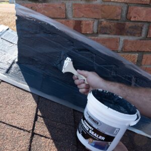 MasonryDefender Chimney Flashing Sealer - Flexible Coating That Protects Chimney Flashings from Water Leaks