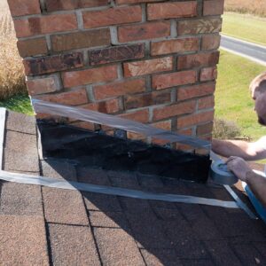 MasonryDefender Chimney Flashing Sealer - Flexible Coating That Protects Chimney Flashings from Water Leaks