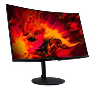 Acer Nitro XZ320Q Xbmiiphx 31.5"" 1500R Curved Full HD (1920 x 1080) VA Zero-Frame Gaming Monitor with Adaptive-Sync Technology, 240Hz Refresh Rate, 1ms VRB, (Display Port & 2 x HDMI Ports), Black