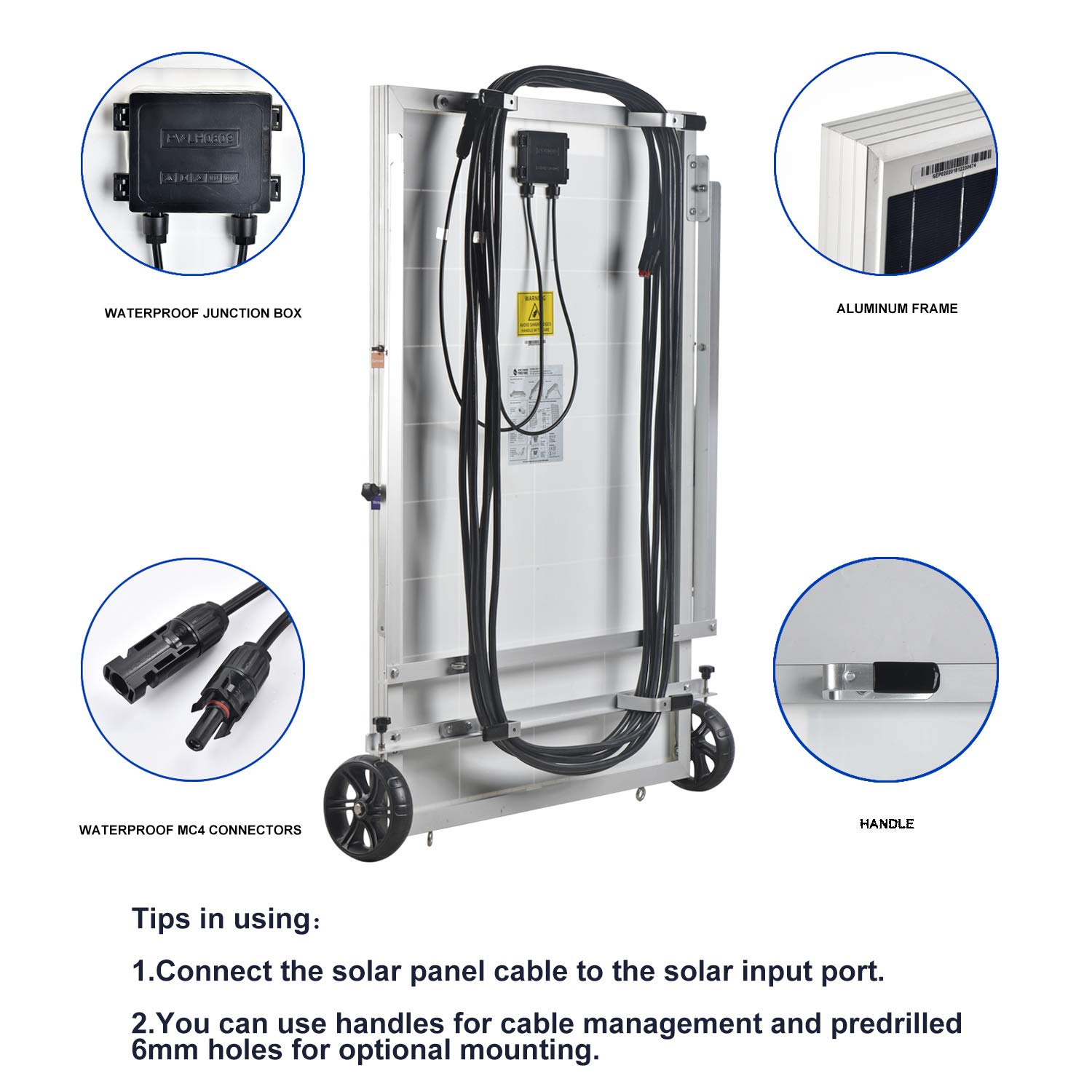 Nature's Generator Elite - Gold System:3600W Solar & Wind Powered Pure Sine Wave Off-Grid Nature's Generator Elite+2pcs 100W Solar Panel