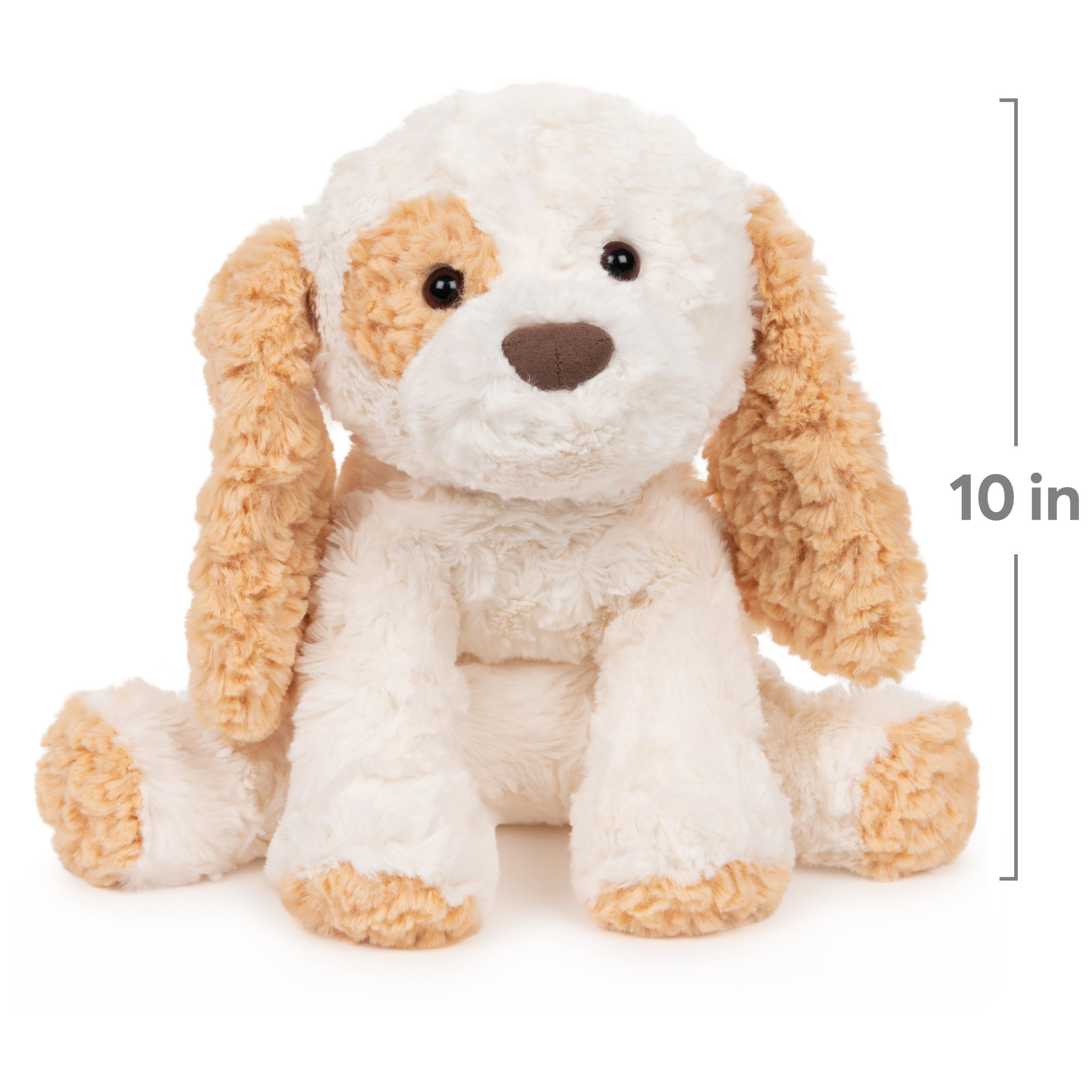 GUND Cozys Collection Puppy Plush, Puppy Dog Stuffed Animal for Ages 1 and Up, Tan/Cream, 10"