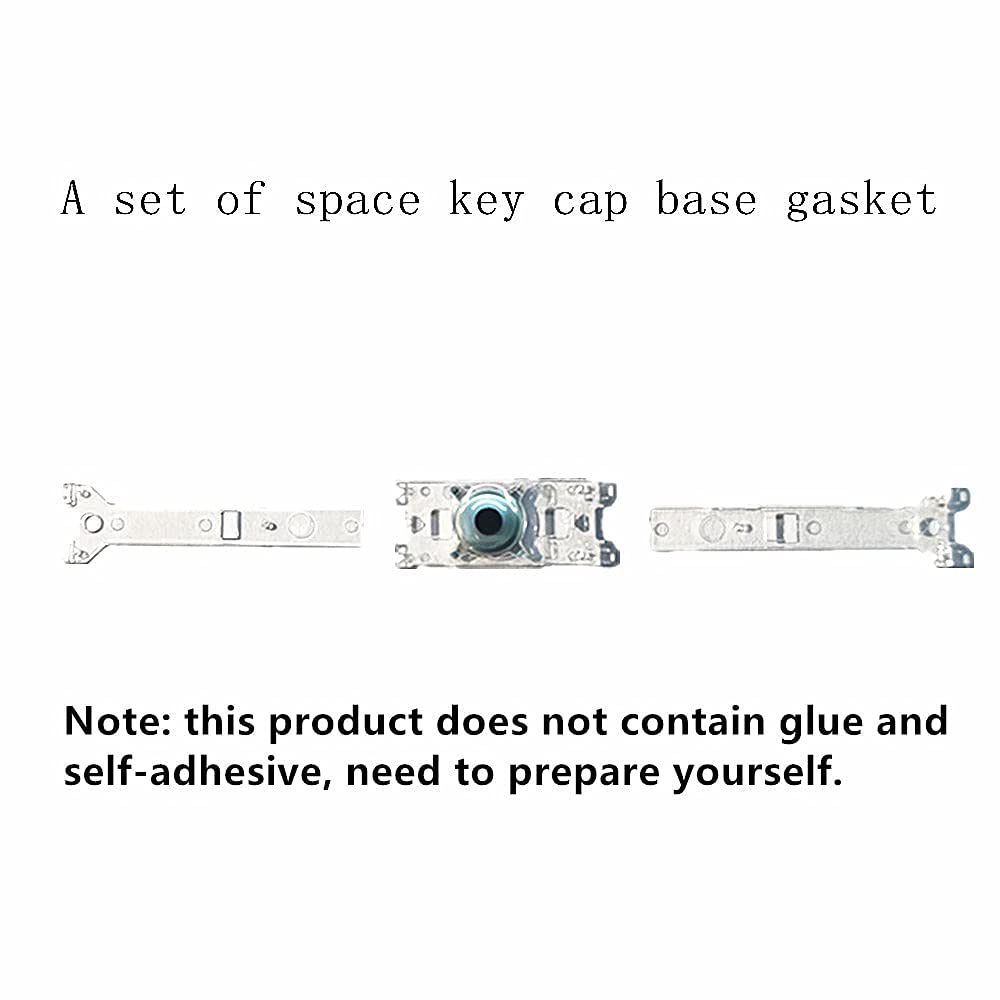 Replacement Spacebar Key Cap and Hinge and Base Gasket for MacBook Pro Retina 13" / 15" Model A1706 A1707 A1708 2016-2017 Year Keyboard Space Bar Key Cap