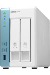 qnap ts-231p3-4g 2 bay home & office nas with one 2.5gbe port