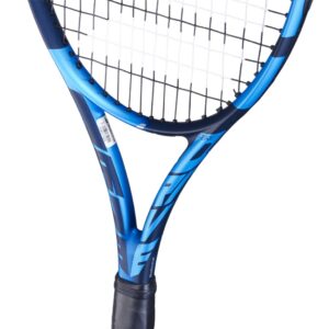 Babolat Pure Drive Tennis Racquet - Strung with 16g White Babolat Syn Gut at Mid-Range Tension (4 3/8" Grip)