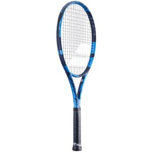 Babolat Pure Drive Tennis Racquet - Strung with 16g White Babolat Syn Gut at Mid-Range Tension (4 3/8" Grip)