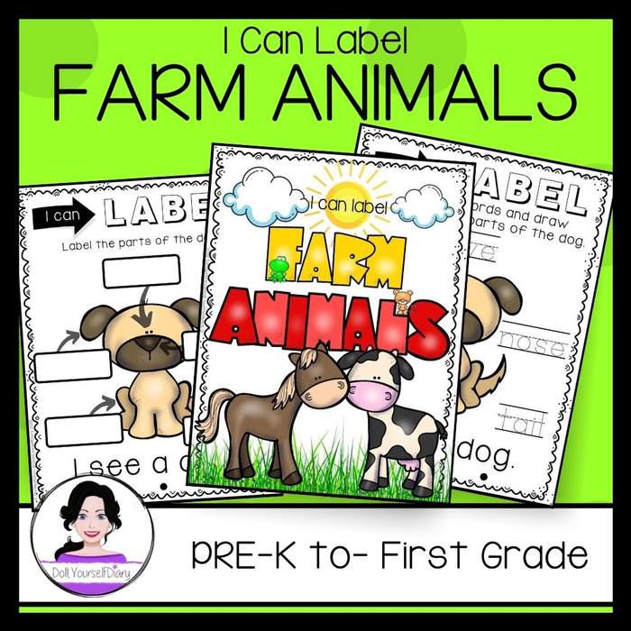 I Can Label Farm Animals