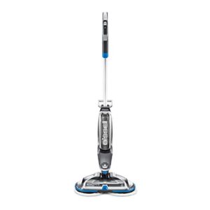 bissell spinwave cordless hard floor expert, 23159, titanium with electric blue accents