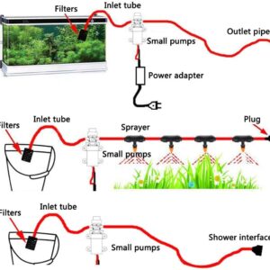 MACHSWON Water Pump 12V Self-Priming Galley High Pressure Electric Pumps Spin Faucet/Tap for RV Boat/Caravan Motorhome