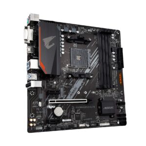 Gigabyte A520M AORUS Elite (AMD Ryzen AM4/MicroATX/5+3 Phases Digital PWM/Gaming GbE LAN/NVMe PCIe 3.0 x4 M.2/2 Display Interfaces/Q-Flash Plus/RGB Fusion 2.0/Motherboard)