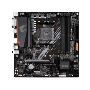 Gigabyte A520M AORUS Elite (AMD Ryzen AM4/MicroATX/5+3 Phases Digital PWM/Gaming GbE LAN/NVMe PCIe 3.0 x4 M.2/2 Display Interfaces/Q-Flash Plus/RGB Fusion 2.0/Motherboard)