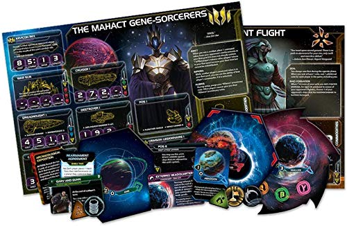 Fantasy Flight Games Twilight Imperium 4th Edition Board Game Prophecy of Kings Expansion - Sci-Fi Strategy Game, Adventure Game for Kids & Adults, Ages 14+, 3-8 Players, 4-8 Hour Playtime, Made