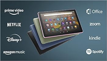 Amazon Fire HD 10 tablet, 10.1", 1080p Full HD, 32 GB, (2021 release), Denim