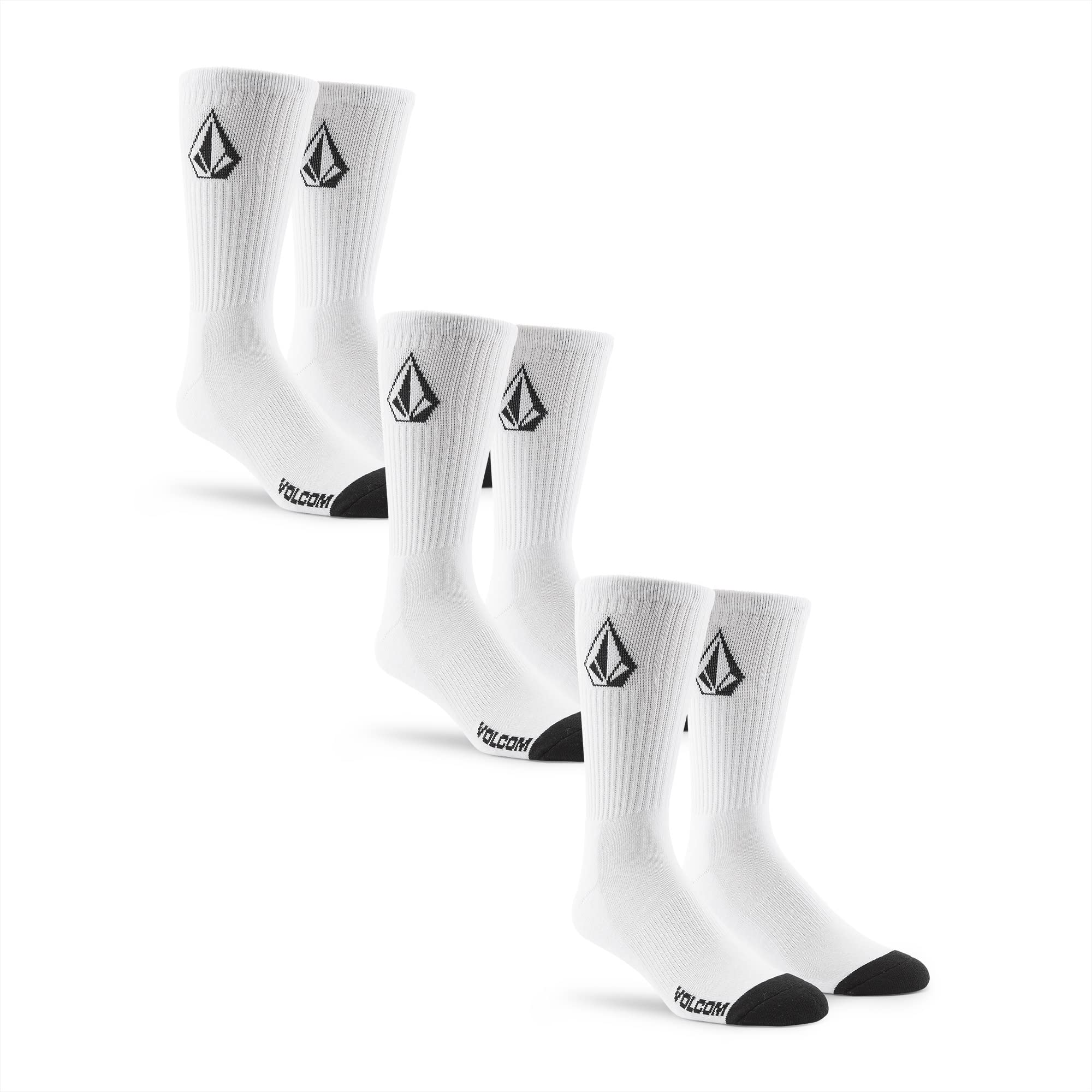 Volcom Men's Full Stone Socks 3 Pack