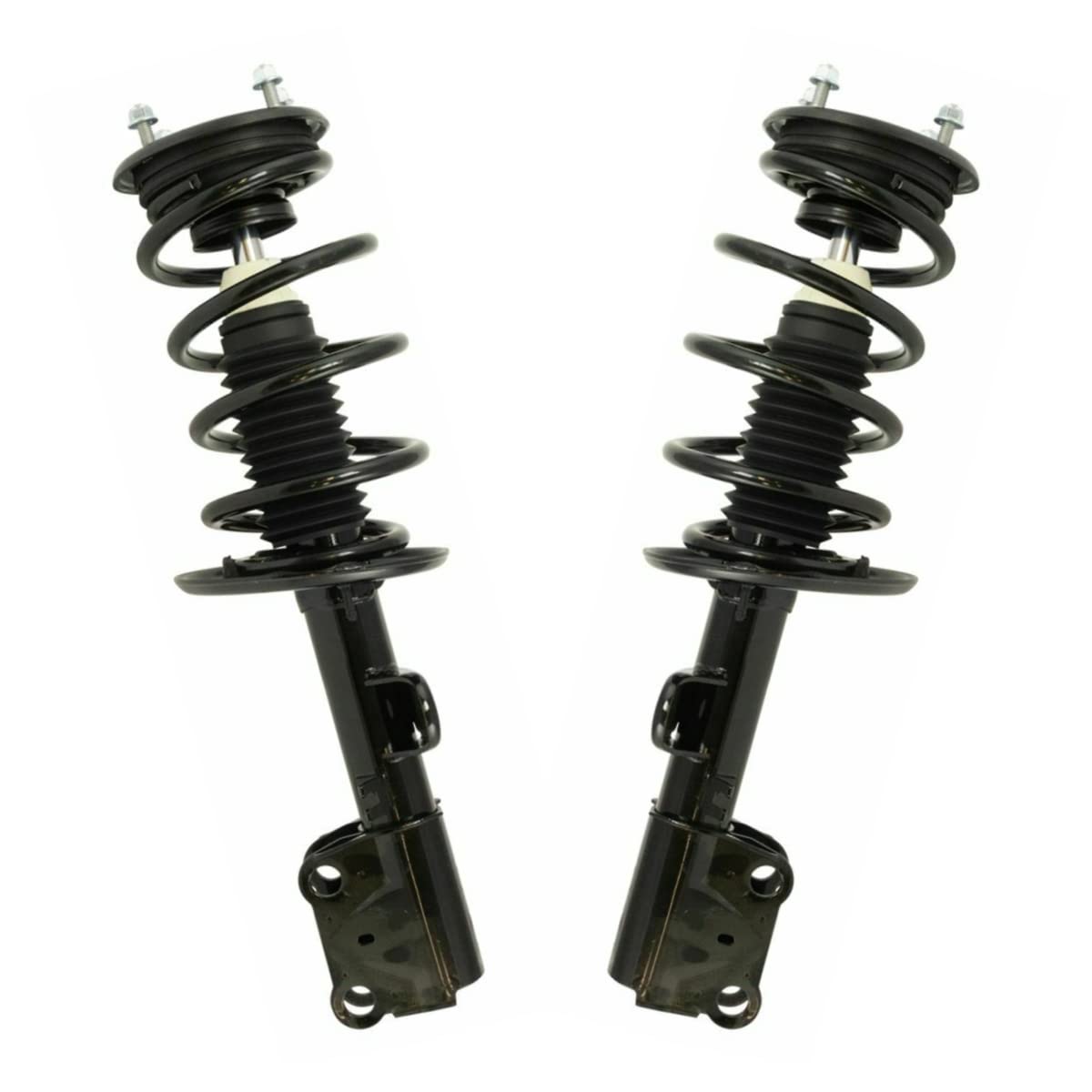 AutoShack Front Complete Struts Coil Springs Assembly Pair Driver and Passenger Side Replacement for 2013-19 Ford Flex Lincoln MKT 2.0L 3.5L 3.7L AWD FWD Without Adjustable Suspension CST272657-658PR