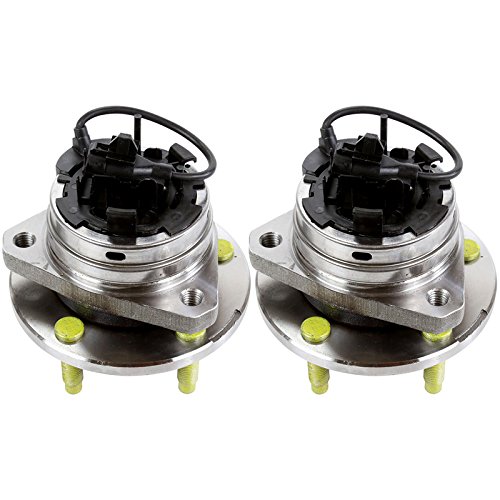 AutoShack Front Wheel Hub Bearing Pair of 2 Driver and Passenger Side Replacement for 2004-2012 Chevrolet Malibu 2008-2010 HHR Cobalt 2005-2010 Pontiac G6 2007-2009 Saturn Aura V6 FWD 5-Lug HB613216PR