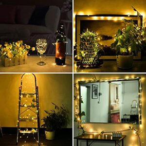 ALBERTU 200LED String Lights,USB Plug-in Waterproof Decorative Fairy Lights, Firefly Lights for Bedroom Home Garden Wedding Party Indoor Outdoor Decorations(Warm White)