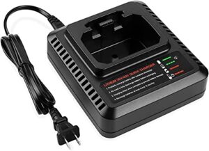 ungino 40v max fast charger for black+decker lcs36 lcs40, compatible 36v 40v max lithium ion battery lbxr36 lbx36 lbxr2036 lbx2040 40v battery charger