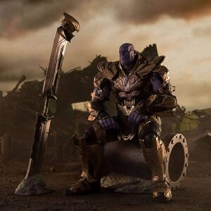 TAMASHII NATIONS - Avengers: Endgame - Thanos Final Battle Edition, Bandai Spirits S.H. Figuarts Action Figure