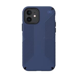 Speck iPhone 12 Case - Drop Protection Fits iPhone 12 Pro & iPhone 12 Phones - Scratch Resistant, Slim Design with Added Grip & Soft Touch Coating - Coastal Blue, Black, Storm Blue Presido2