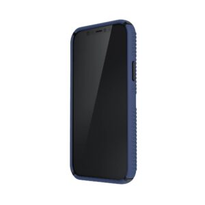 Speck iPhone 12 Case - Drop Protection Fits iPhone 12 Pro & iPhone 12 Phones - Scratch Resistant, Slim Design with Added Grip & Soft Touch Coating - Coastal Blue, Black, Storm Blue Presido2