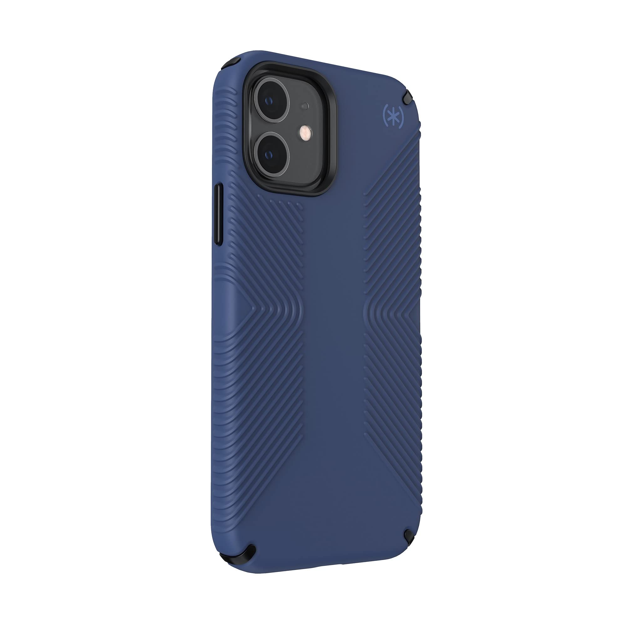 Speck iPhone 12 Case - Drop Protection Fits iPhone 12 Pro & iPhone 12 Phones - Scratch Resistant, Slim Design with Added Grip & Soft Touch Coating - Coastal Blue, Black, Storm Blue Presido2