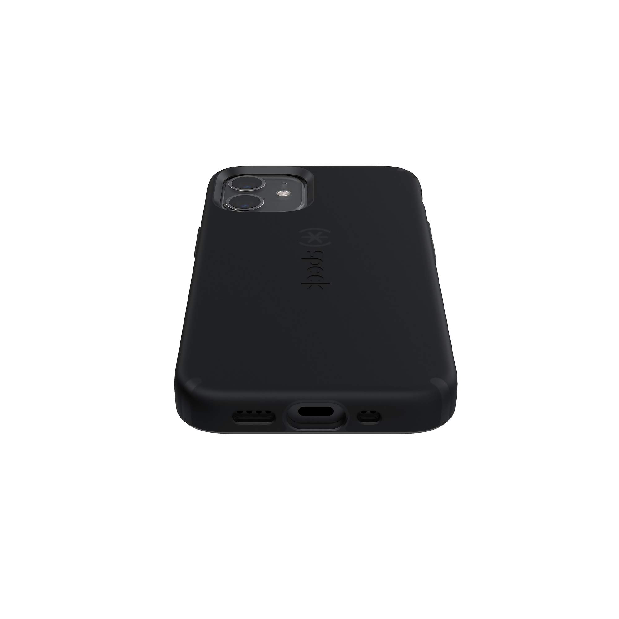 Speck Products CandyShell Pro iPhone 12 Mini Case, Antimicrobial, Black/Black (137593-1050)