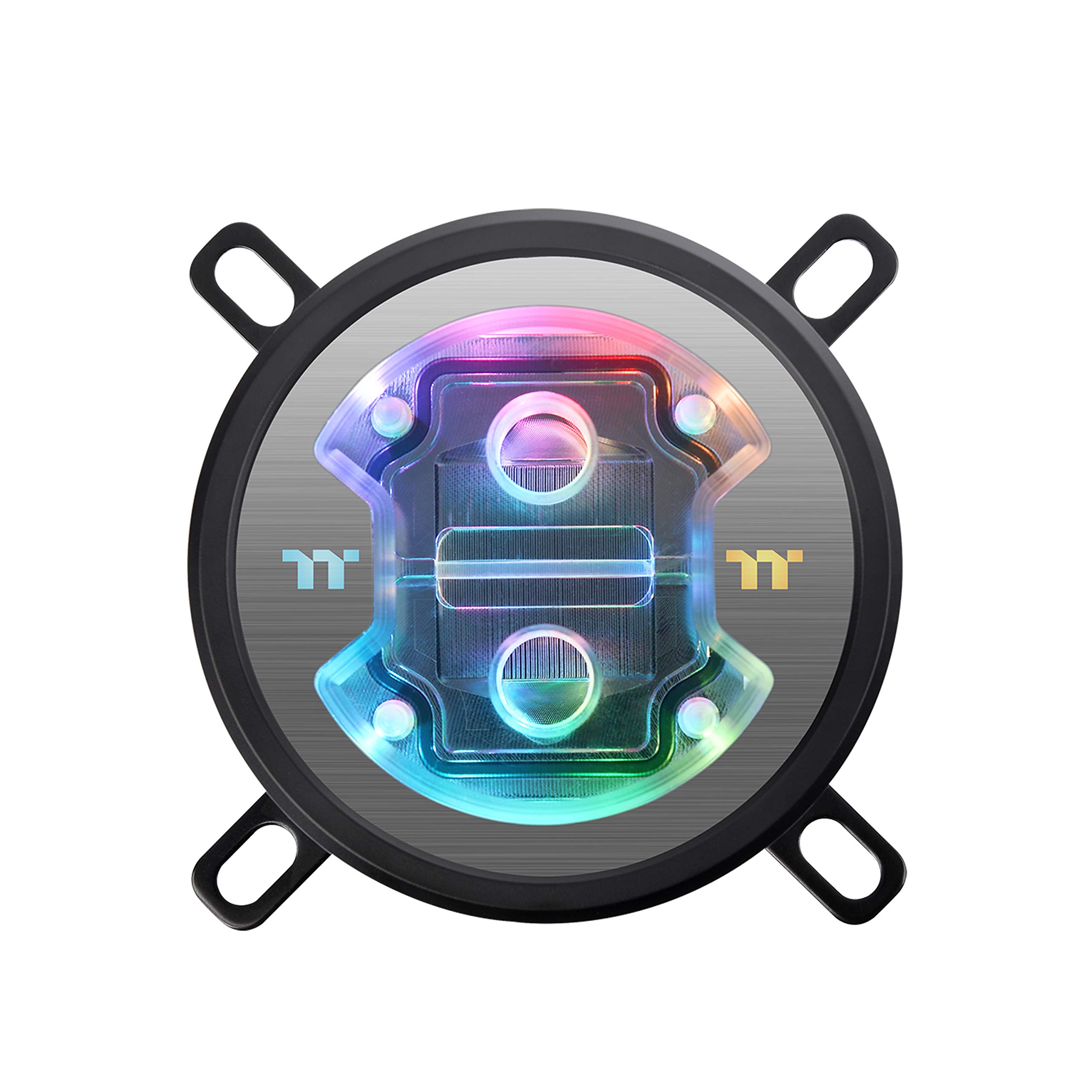 Thermaltake Pacific W7 Plus 16.8 Million RBG Color Software Enabled (TT RGB Plus/Alexa/Razer Chroma) AMD/Intel (LGA 1200) Built-in Temp Sensor CPU Water Block CL-W279-CU00SW-A