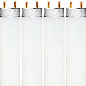 GE 66829 Kitchen and Bath Straight Fluorescent Tube Light Bulb, Bulb Shape T8, 32 WATT, 91 LUMENS-WATT. (24)