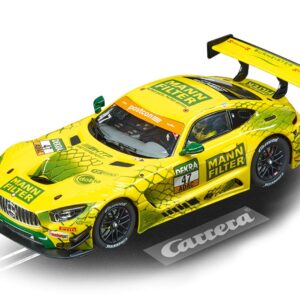 Carrera 30910 Mercedes AMG GT3 Mann Filter Team Hip No. 47 1:32 Scale Digital Slot Car Racing Vehicle for Carrera Digital Slot Car Race Tracks