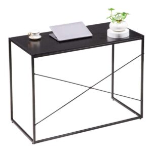 TimmyHouse Desk Writing Home Office Computer Modern Simple Study Industrial Style Black New