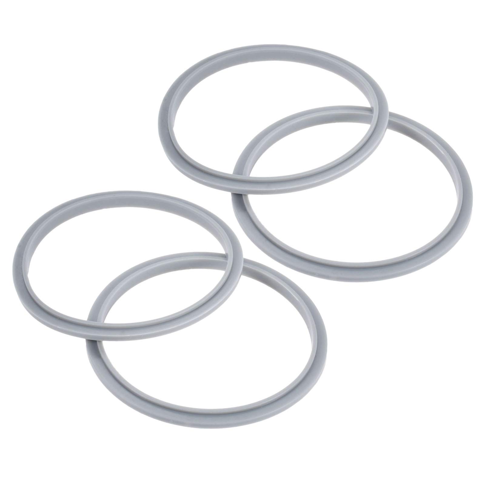 Gasket Rubber Seal Ring with Lip, Seal Rings Gaskets Replacement for Nutribullet 900 Series 600W and 900W (Pack of 4)