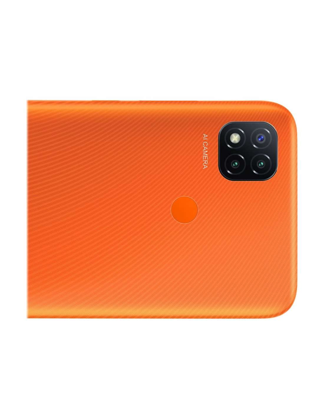 Xiaomi Redmi 9C Smartphone, 2 GB + 32 GB, 6.53" HD+ Dot Drop Display 5000mAh (typ), 13 MP, con AI Face Unlock, Tripla Fotocamera, Arancione (Sunrise Orange)