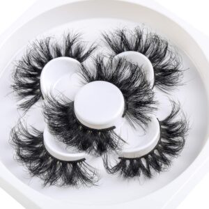 25mm 3D Mink Lashes Full Volume Mink Eyelashes Fluffy Volume Dramatic 25mm Mink Lashes Extension Cruelty-free Siberian Mink Strip Eyelashes (06 61 82 mix)…………