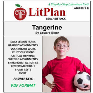 homeschool and online learning novel study guide for tangerine