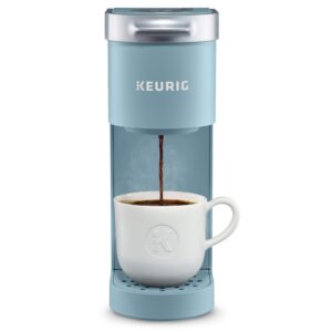 k-mini® single serve coffee maker, dreamy blue