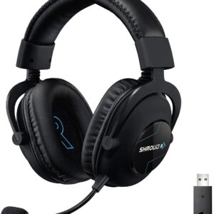 Logitech G PRO X Wireless Lightspeed Gaming Headset - Shroud Edition, Black