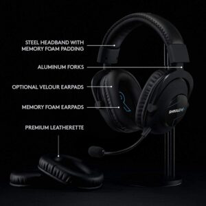 Logitech G PRO X Wireless Lightspeed Gaming Headset - Shroud Edition, Black