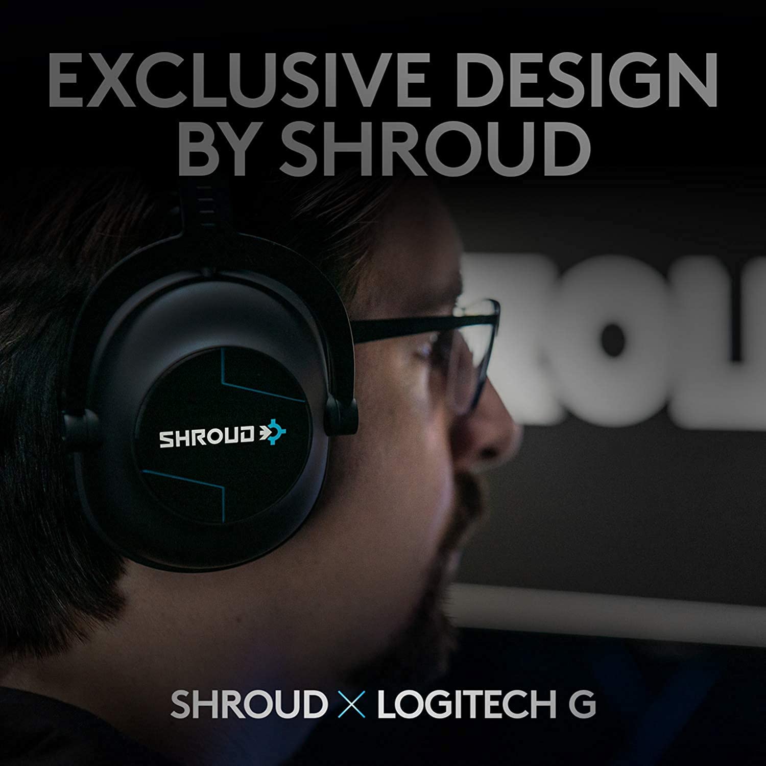 Logitech G PRO X Wireless Lightspeed Gaming Headset - Shroud Edition, Black