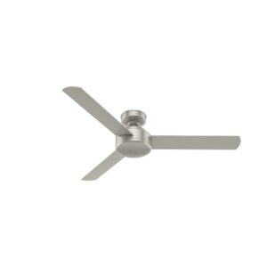 hunter fan company 50812 presto ceiling fan, 52, matte nickel