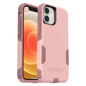 otterbox commuter series case for iphone 12 mini - ballet way (pink salt/blush)