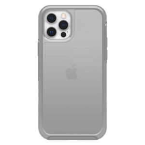 OtterBox iPhone 12 & iPhone 12 Pro Symmetry Series Case - MOON WALKER (FROST WHITE/SILVER MET/MOONWALKER GRAPHIC), ultra-sleek, wireless charging compatible, raised edges protect camera & screen