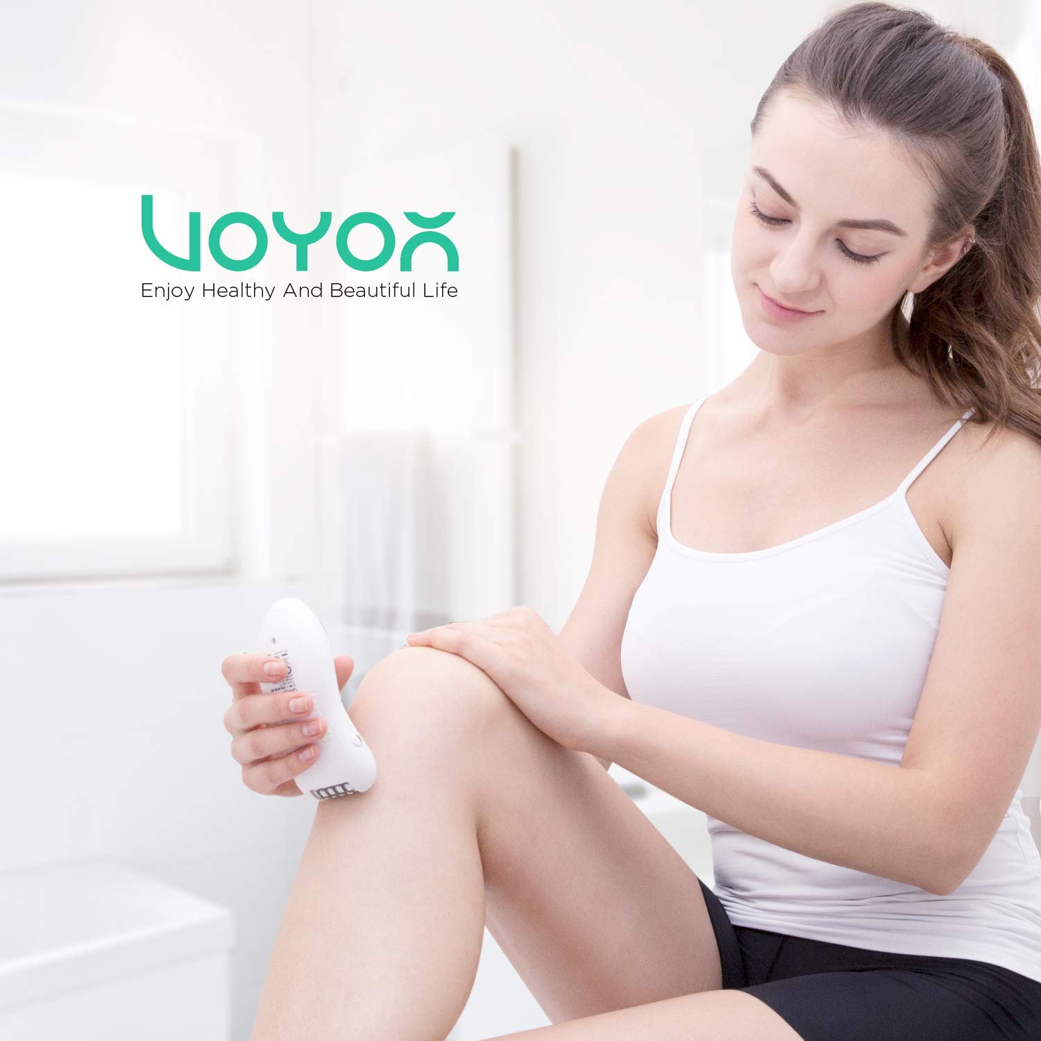 VOYOR Hair Removal for Women Facial Epilator Electric Razor Cordless Callus Remover 3-in-1 Hair Remover Set Rechargeable Lady Shaver BM310-NEW