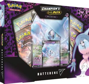 pokemon tcg: champion's path - hatterene v, multicolor