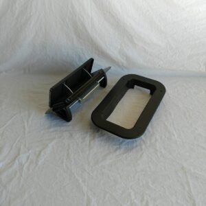 Kay Enterprises Trailer Roof Vent Black Aluminum Low Profile Popup Air Flow Trim Ring and Gasket